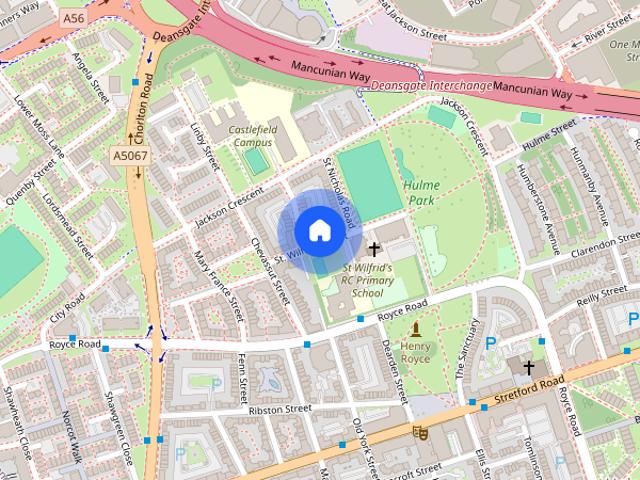 St Wilfrids Street, Hulme, Manchester, M15