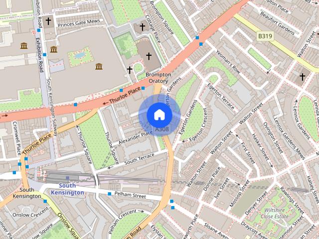 St Georges Court, Brompton Road, Chelsea, London, SW3