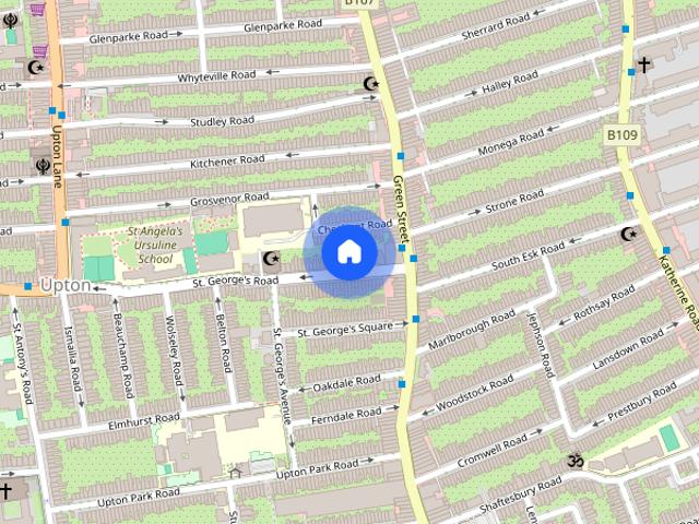 St Georges Road, Forest Gate, London, E7