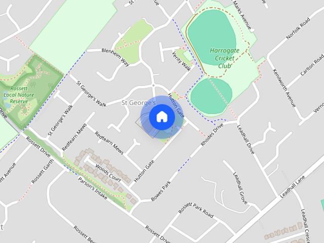 St. Georges Walk, Harrogate, North Yorkshire, UK, HG2