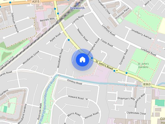 St. Johns Road, Isleworth, TW7