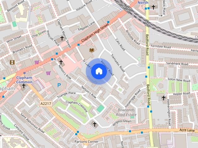 St Lukes Avenue, Clapham High Street, London, SW4