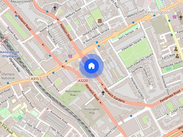 St. Mary Abbots Court, Warwick Gardens, W14