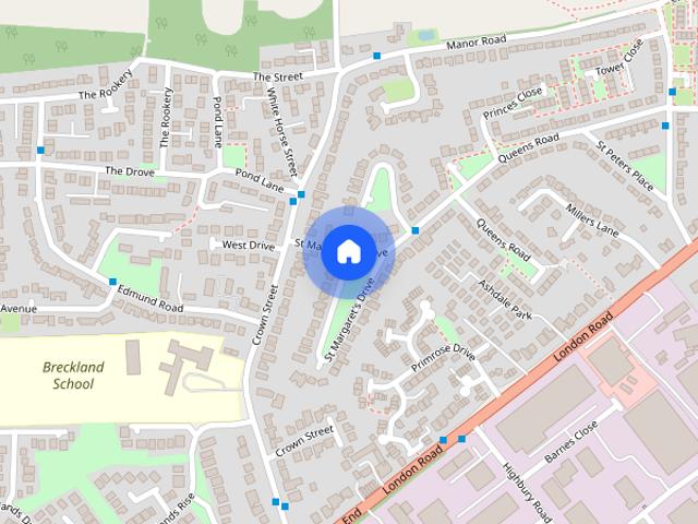 St Margarets Drive, Brandon, Suffolk, IP27