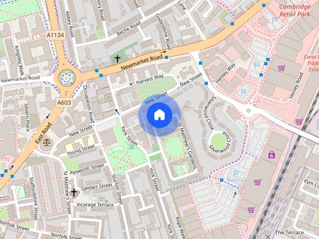 St. Matthews Gardens, Cambridge, CB1