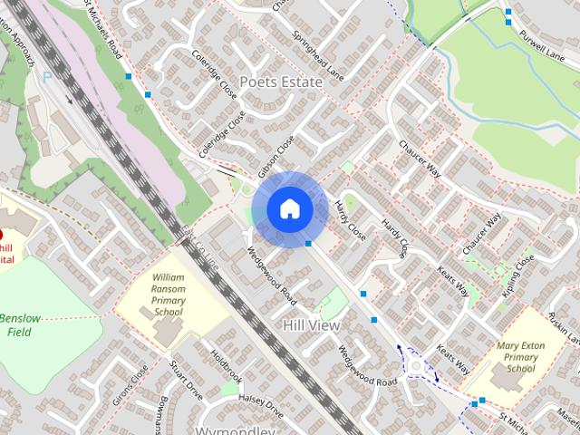 St Michaels Road, Hitchin, Hertfordshire