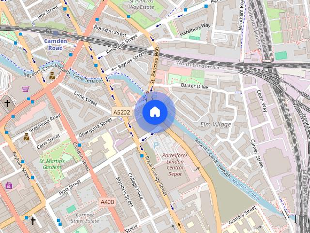 St Pancras Way, Camden, London, NW1