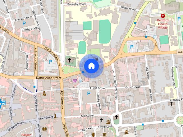 St. Peters Street, Bedford, Bedfordshire, MK40