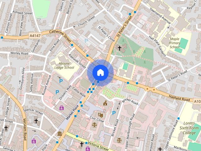 St. Peters Street, St. Albans, Hertfordshire, AL1