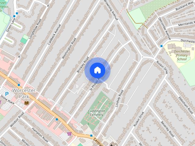 St. Philips Avenue, Worcester Park Single Lodger