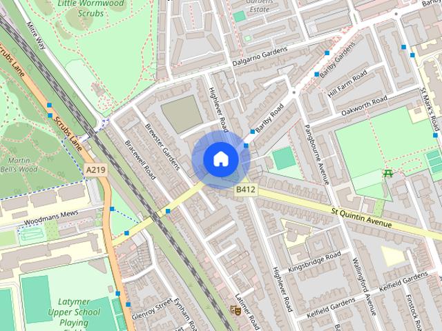 St Quintin Gardens, North Kensington, London, W10