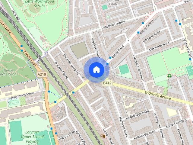 St Quintin Gardens, North Kensington, London, W10