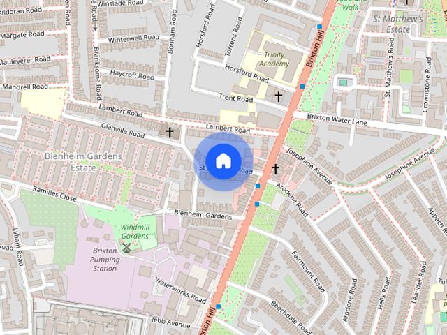 St Saviours Road, Brixton
