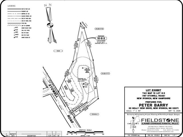 Stowell Rd Lot, New Ipswich, Plot For Sale