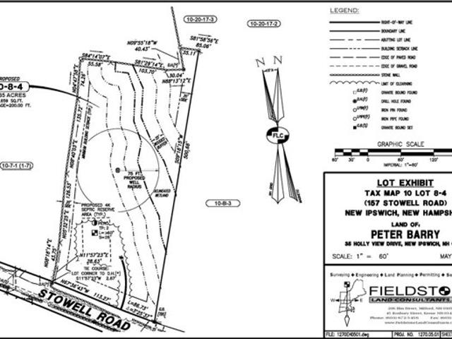 Stowell Rd Lot, New Ipswich, Plot For Sale