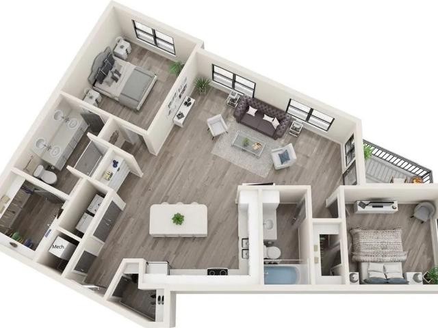 Stockyard Lofts 1 Bedroom Apartment for Rent at 215 Willow Ave, Knoxville, TN 37915