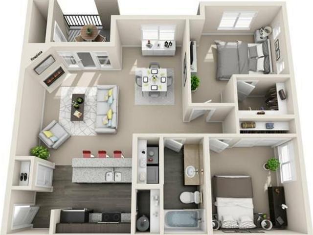 Stonebrook Apartments and Townhomes 2 Bedroom Apartment for Rent at 4822 Rural Road Southwest, Tumwater, WA 98512