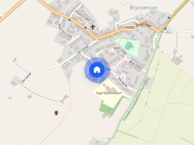Stad Bryn Glas, Brynsiencyn, Anglesey, LL61