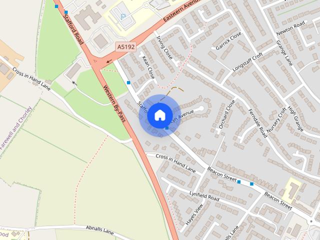 Stafford Road, Lichfield, WS13 7BZ