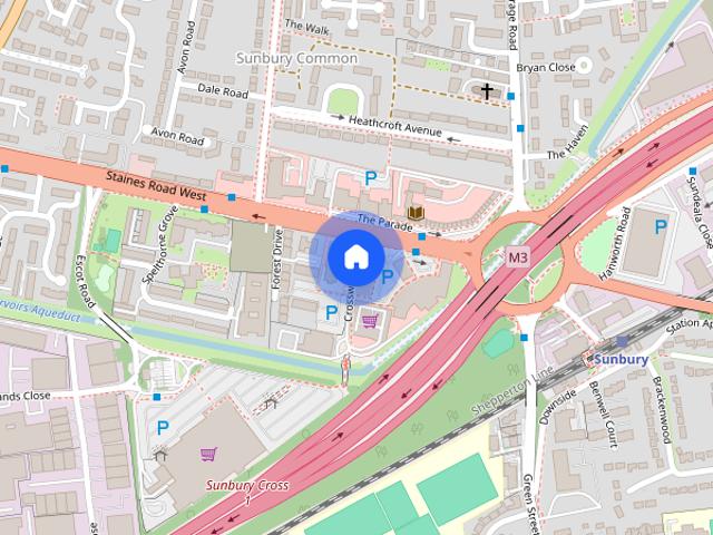 Staines Road West, Sunbury on Thames, Surrey, TW16