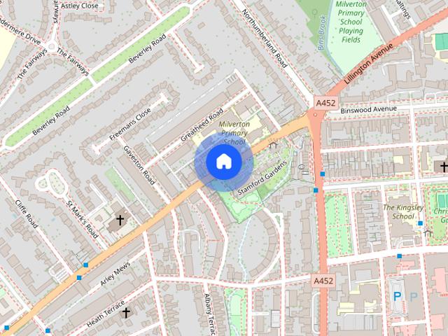 Stamford Gardens, Rugby Road, CV32