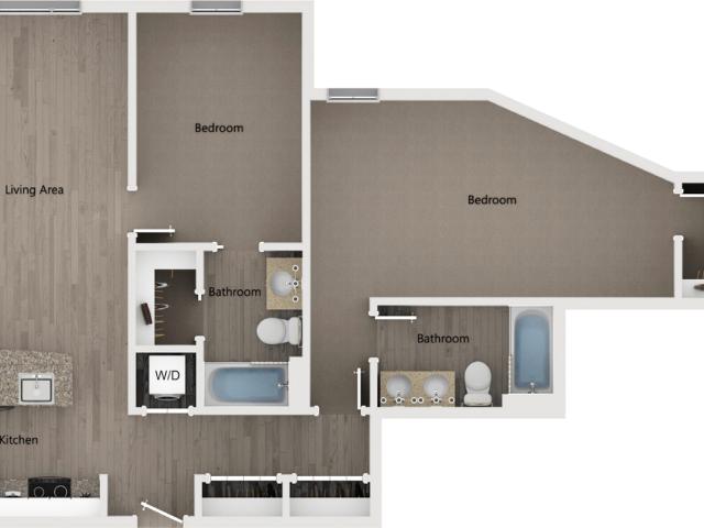 Standard On Main 2 Bedroom Apartment for Rent at 22 E Exchange St, Akron, OH 44308 Downtown Akron