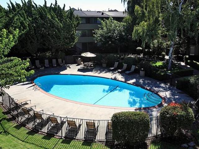 Stanford Villa Studio Apartment for Rent at 3375 Alma St, Palo Alto, CA 94306 St. Claire Gardens