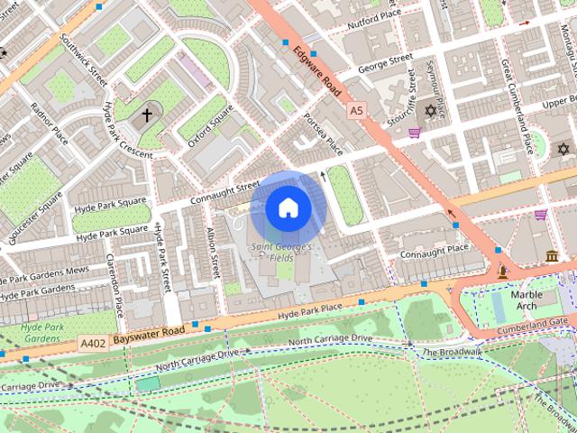 Stanhope Place, St Georges Fields, W2