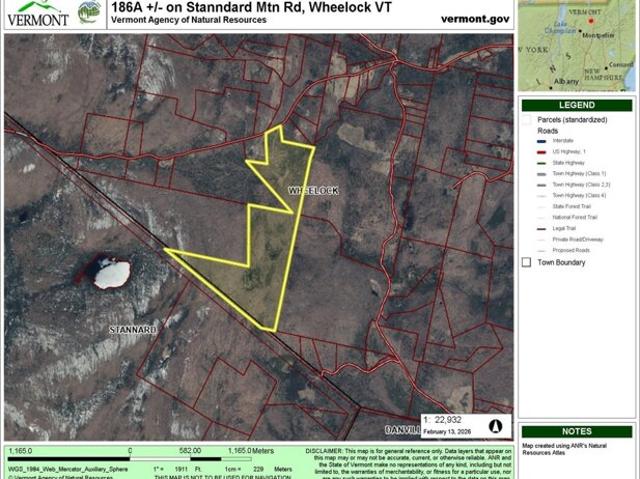 Stannard Mountain Rd, Wheelock, Plot For Sale