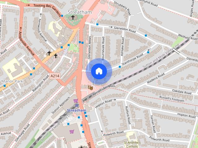 Stanthorpe Road, Streatham, Lambeth, London, SW16