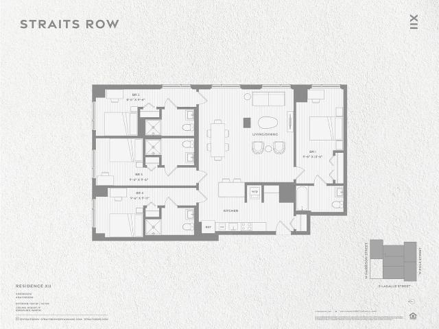 Straits Row 4 Bedroom Apartment for Rent at 633 S La Salle St, Chicago, IL 60605 Loop
