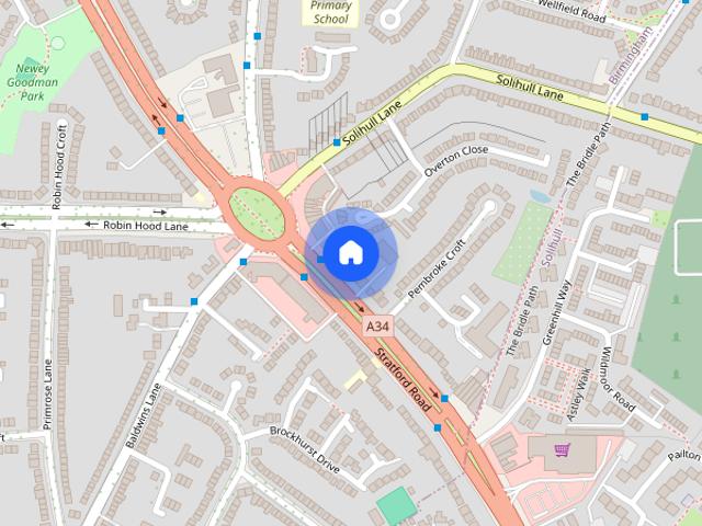Stratford road, Hall Green, B28