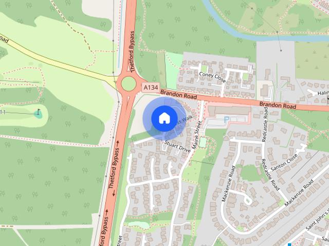 Stuart Drive, THETFORD