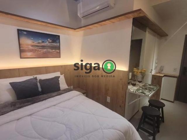Studio 01 dormitório para venda no Paraíso Mobiliado
