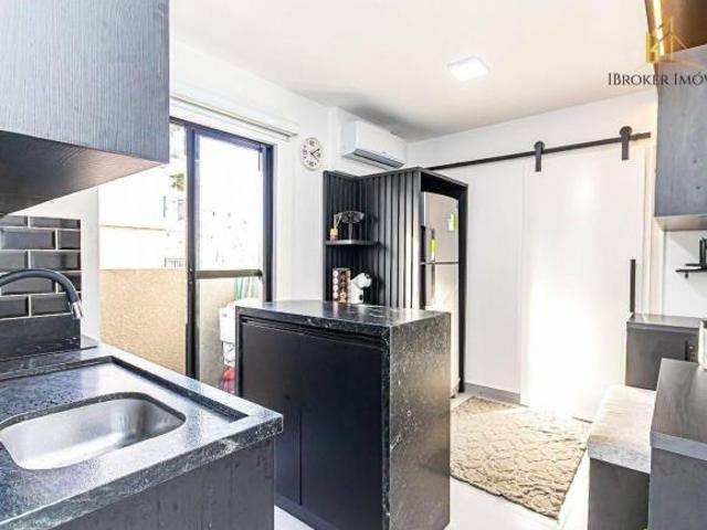 Studio 100% MOBILIADO com 1 quarto à venda, 24 m² por R$ 280.000 Novo Mundo Curitiba/PR