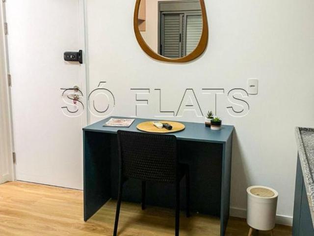 Studio 18m² mobiliado à venda em Santo Amaro próximo ao Metrô Borba Gato | AD 330