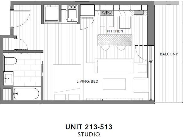 Studio, 1 bath, Other 4513 N Clark Street