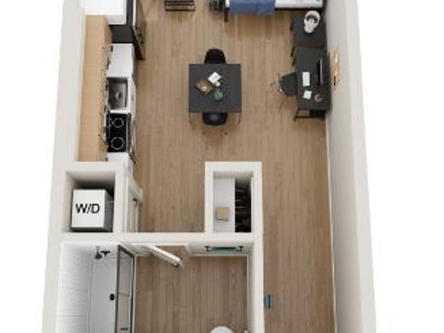 Studio, 1 bath, Apartment 75 Baldwin Street