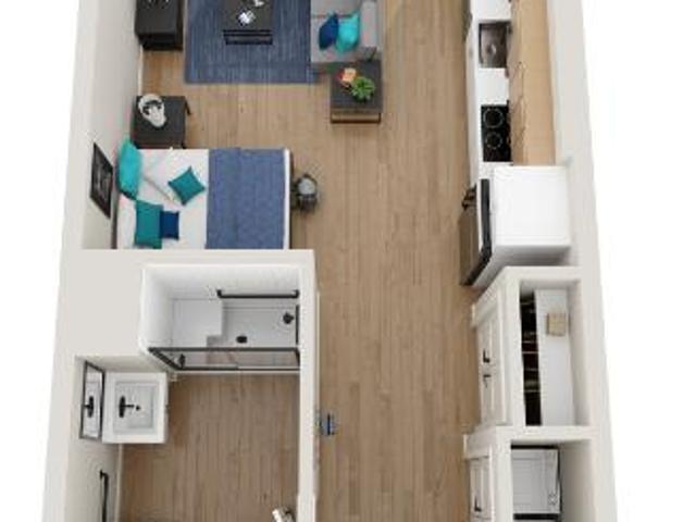 Studio, 1 bath, Apartment 75 Baldwin Street