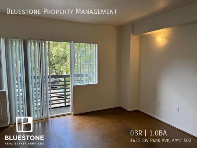 Studio, 1 bath, Condo 1415 SW Park Ave