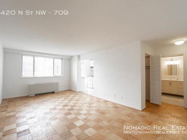 Studio, 1 bath, Condo 1420 N St NW