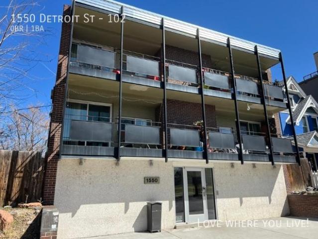 Studio, 1 bath, Condo 1550 Detroit St
