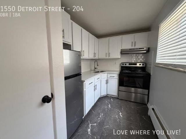 Studio, 1 bath, Condo 1550 Detroit Street