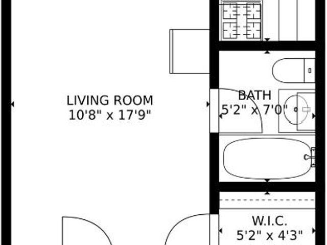 Studio, 1 bath, Condo 1205 N Washington St