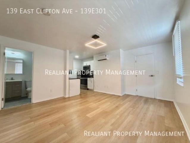 Studio, 1 bath, Condo 139 East Clifton Ave