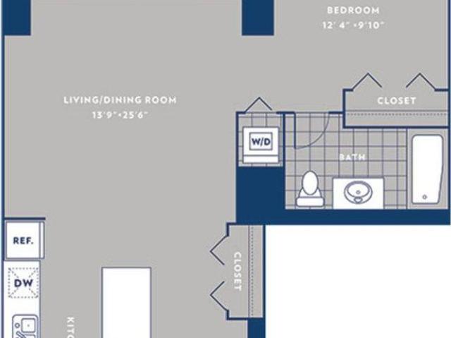 Studio, 1 bath, Condo 1 West Superior St