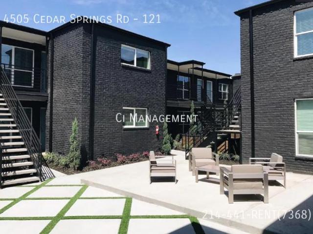 Studio, 1 bath, Condo 4505 Cedar Springs Rd