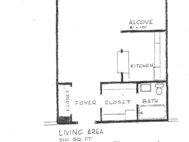Studio, 1 bath, Condo 4020 Washington Blvd