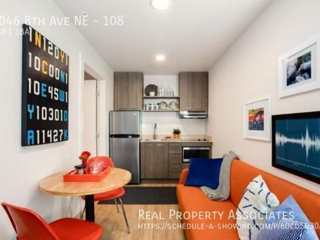 Studio, 1 bath, Condo 4046 8th Ave NE