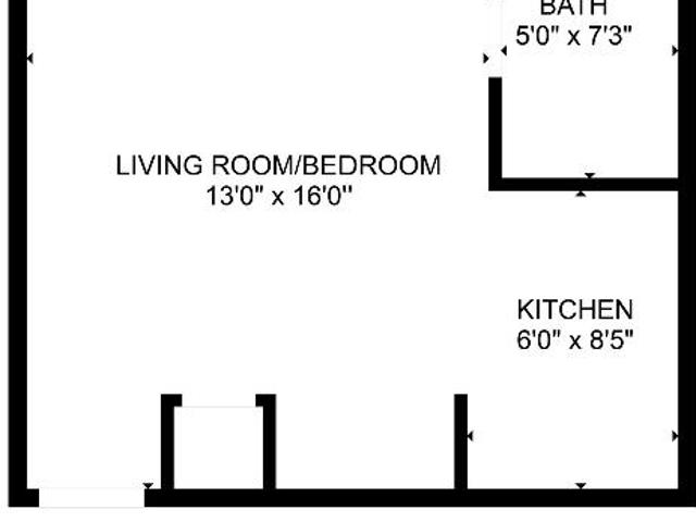 Studio, 1 bath, Condo 935 Logan St